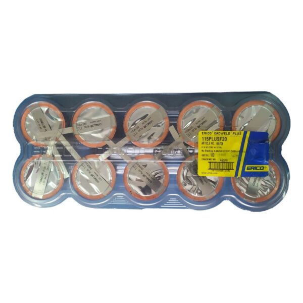 ERIT 115PLUSF20 MATERIAL DE SOLDADURA CADWELD PLUS #115 F20 (Pqt x 10u ...