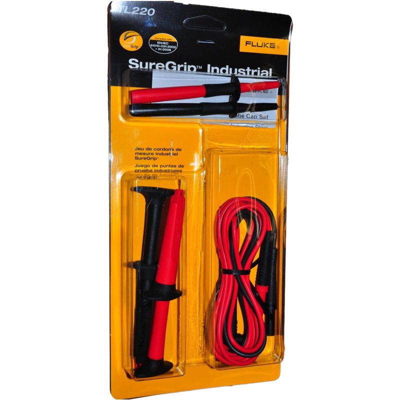 Juego de cables de prueba industrial Fluke TL220 SureGrip | Tuberías Conduit, accesorios a ...